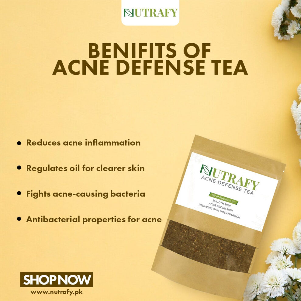 Acne Defense Tea – Herbal Tea for Acne & Pimples Treatment - Nutrafy.pk